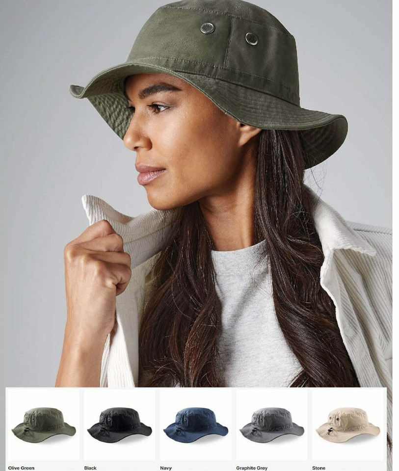 Cargo Bucket Hat UPF 50+ Sun Summer Protection Fishing Safari (B88 ...