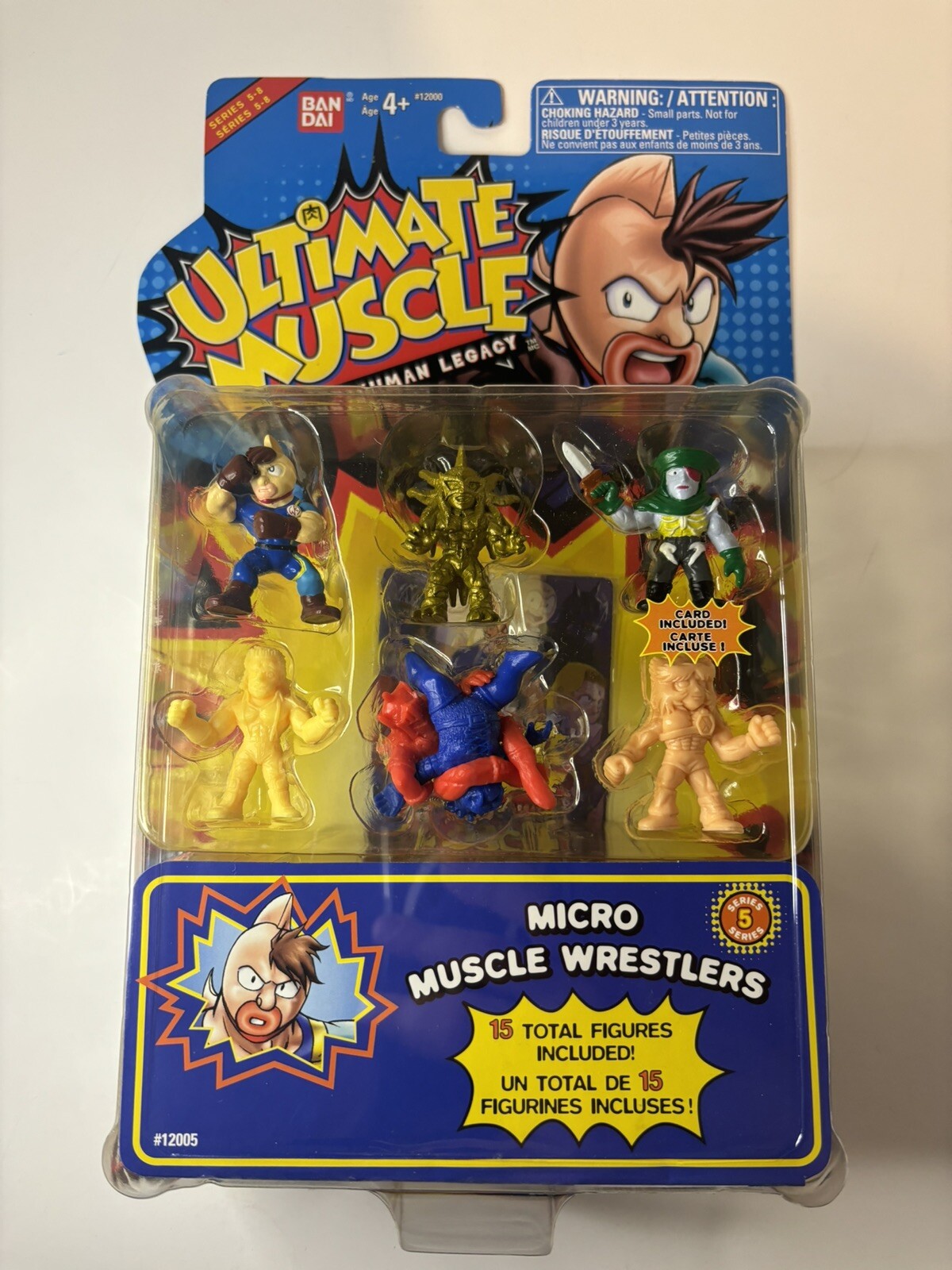 Bandai 2003 Ultimate Muscle Kinnikuman Legacy 1.5" Micro Wrestlers ...