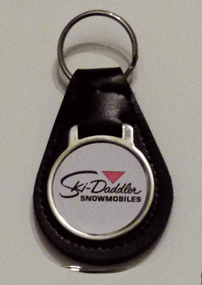 Reproduction Ski Daddler Snowmobile Medallion Style Leather Keychain ...
