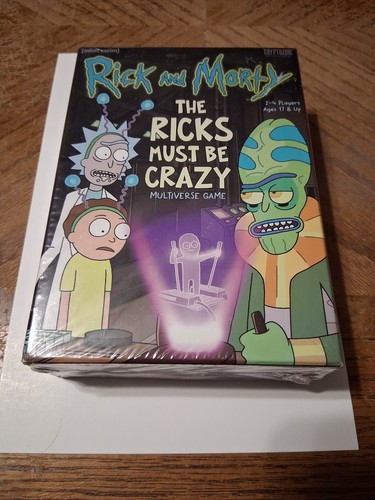 Rick and Morty the Ricks Must Be Crazy Multiverse Game! New! Sealed! | eBay