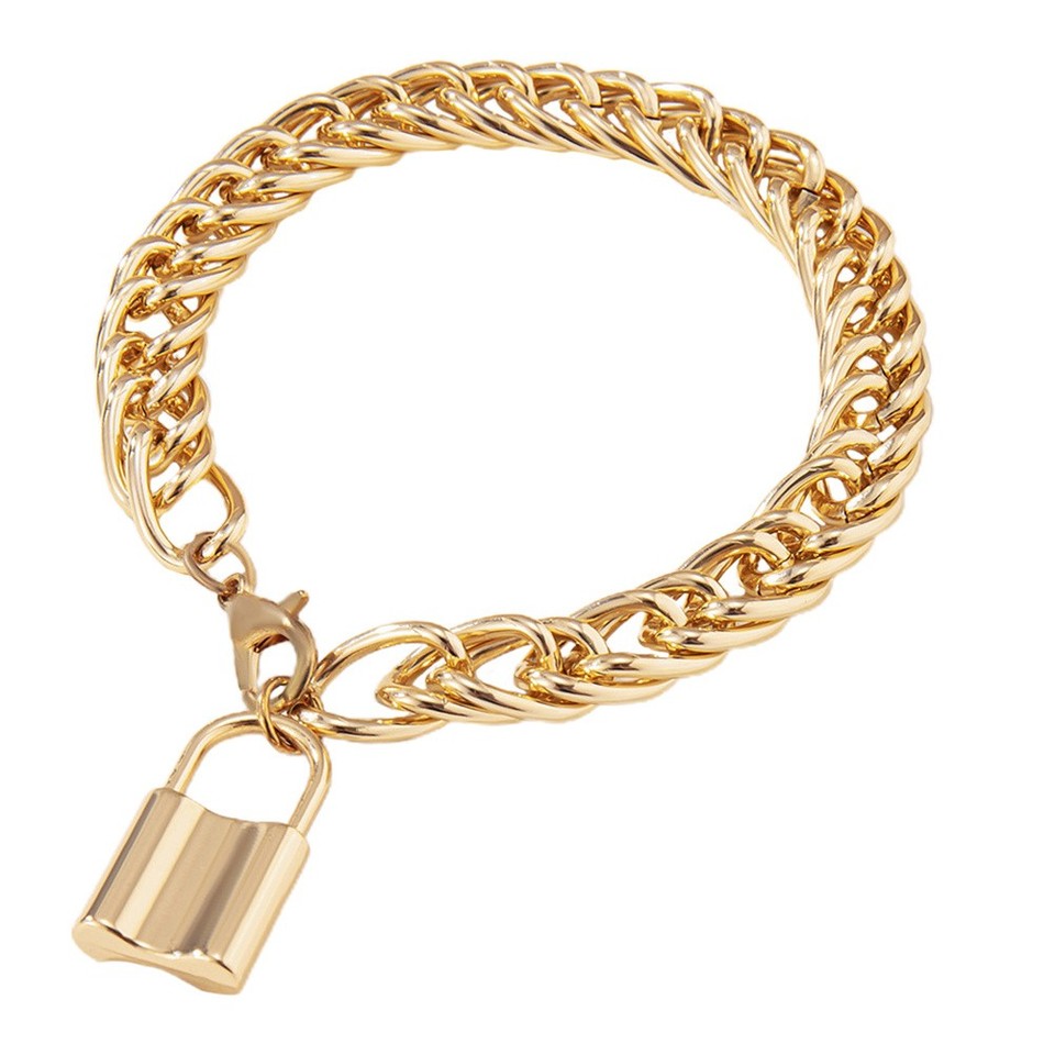 1Pc Distinctive Metal Foot Chain Fashion Lock Pendant Ankle Chain Foot ...