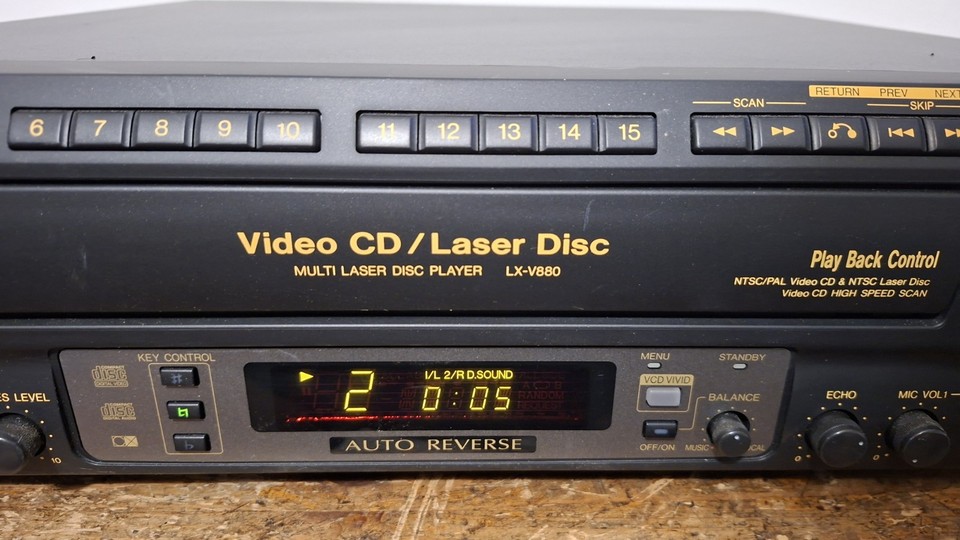 Panasonic Video CD / Laser Disc Multi Laser LX-V880 NTSC! | eBay