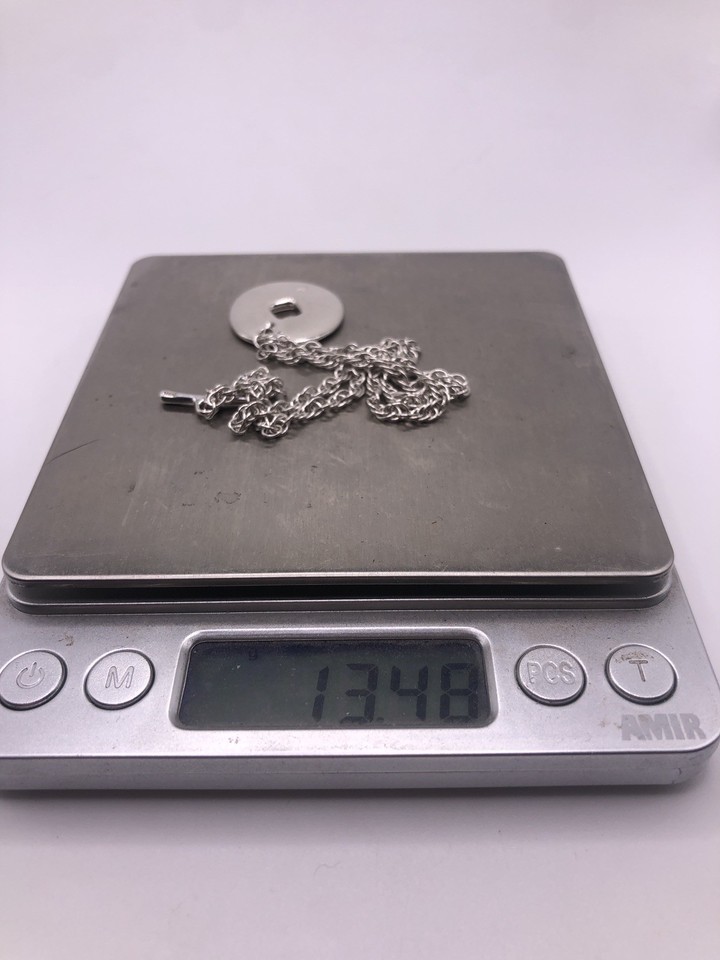 Sterling Silver 925 Two Strand Love Life Toggle Token Coin Bracelet 7in ...