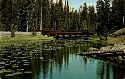 YELLOWSTONE NATIONAL PARK, ISA LAKE, CONTINENTAL DIVIDE, MR. RUSH ...