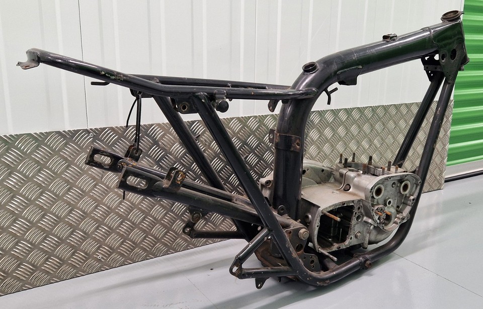 1977 Triumph Bonneville T140V Frame with Matching Number Crankcases ...