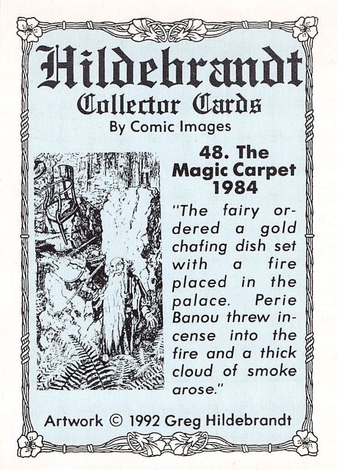Hildebrandt Collector Cards 1992 #48 The magic carpet 1984 | eBay