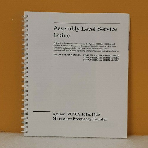 Agilent 53150-90015 53150A/151A/152A Microwave Frequency Counter ...