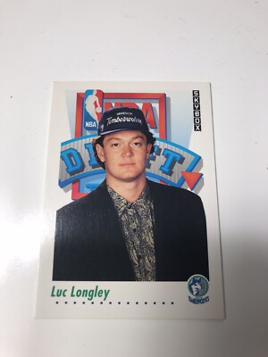 1991-92 Skybox LUC LONGLEY DRAFT RC Rookie #519 Timberwolves /Bulls New ...