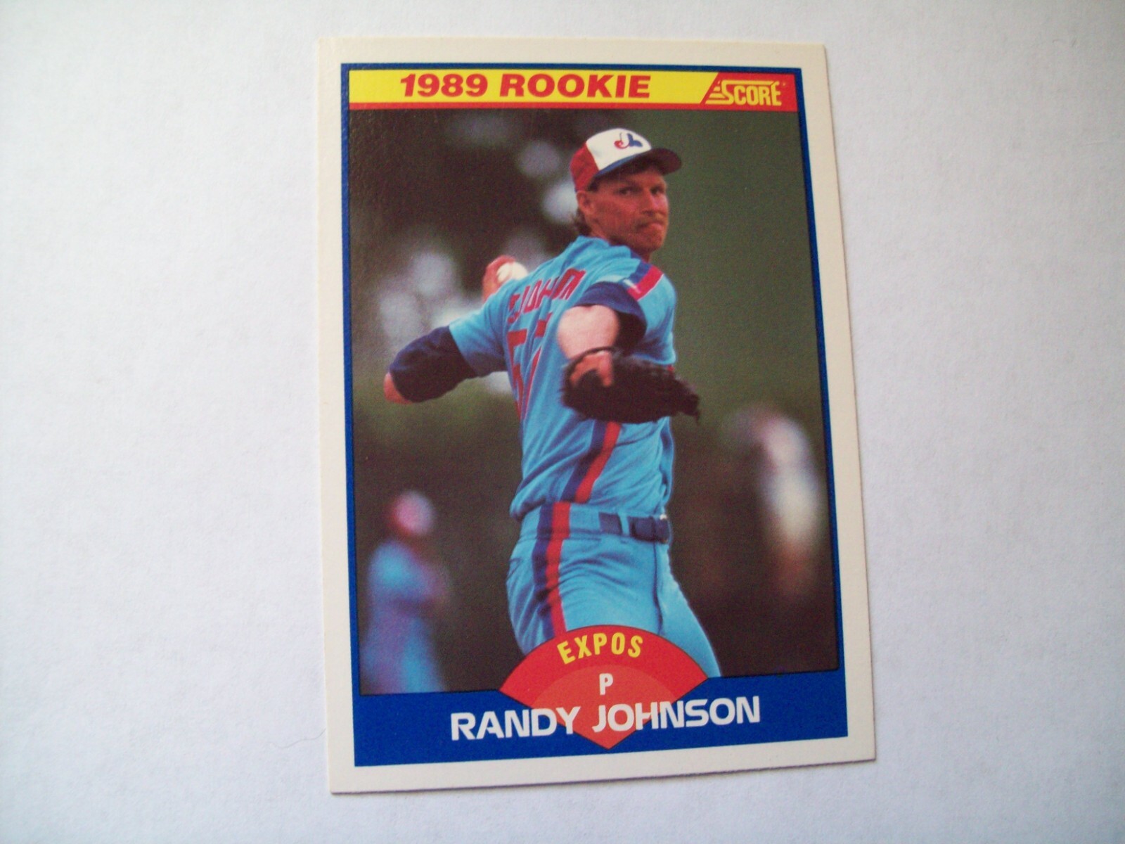 Randy Johnson ROOKIE 1989 SCORE #645 SEATTLE MARINERS BASEBALL HOF | eBay