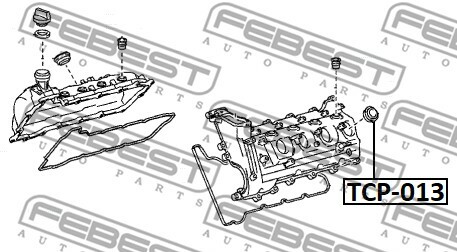Seal Ring, nozzle holder for LEXUS TOYOTA:LX,LX III,LAND CRUISER 23682 ...