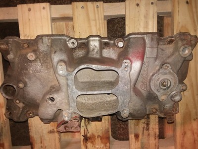Edelbrock Performer Intake Manifold w/ EGR SBC 305 350 400 Chevy 1955 ...