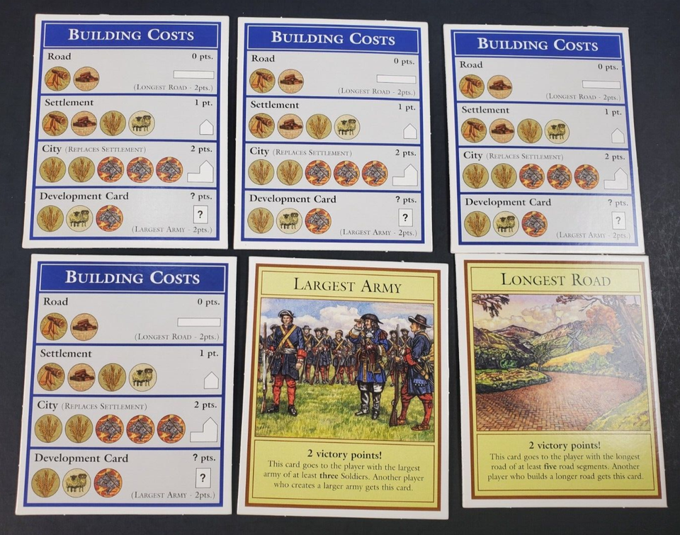 1997 The Settlers of Catan by Klaus Teuber by Mayfair Games 483 ...