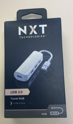 NXT Technologies USB 2.0 Travel HUB w/ 4 USB-A Ports NEW IN BOX | eBay