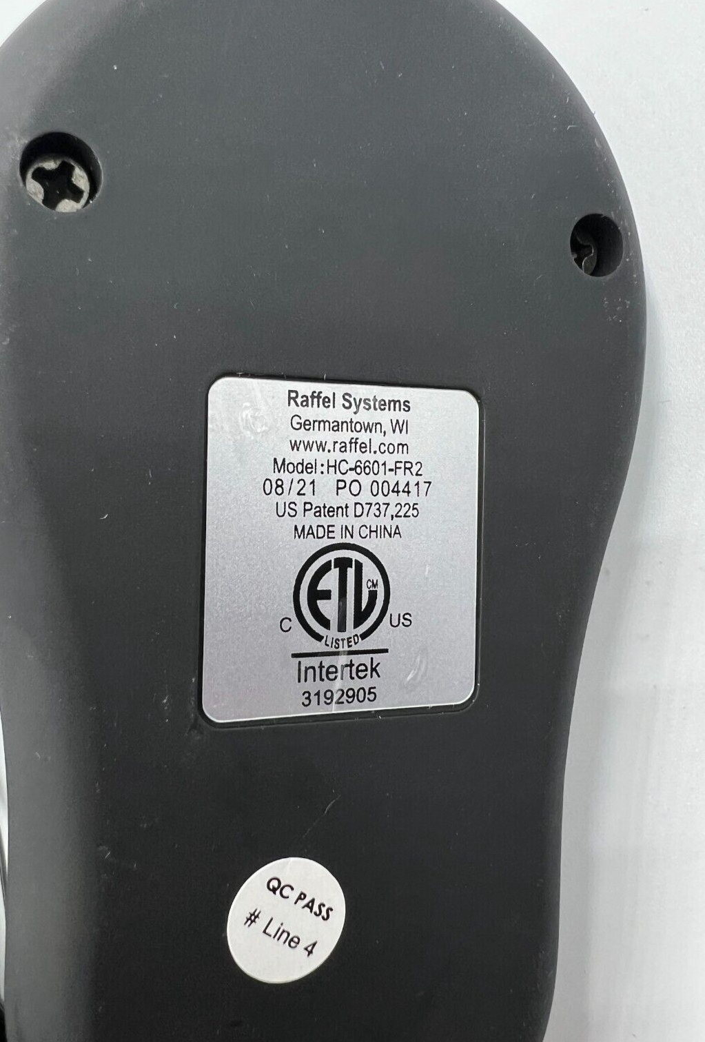 Raffel Systems 5 Pin Remote Control HC-6601-FR2 for Power Recliner Lift ...