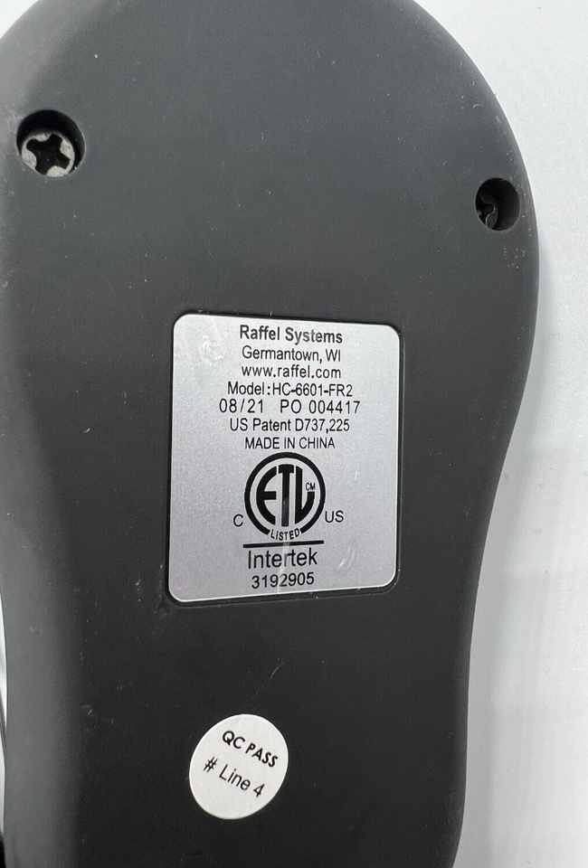 Raffel Systems 5 Pin Remote Control HC-6601-FR2 for Power Recliner Lift ...