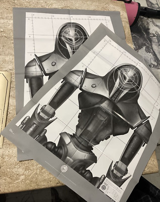 New - 2 Posters Battlestar Galactica Shooting Range Target Practice ...