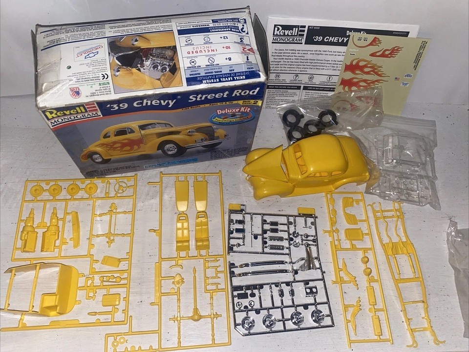 Revell Monogram 39 Chevy Street Rod Car Model Kit | eBay