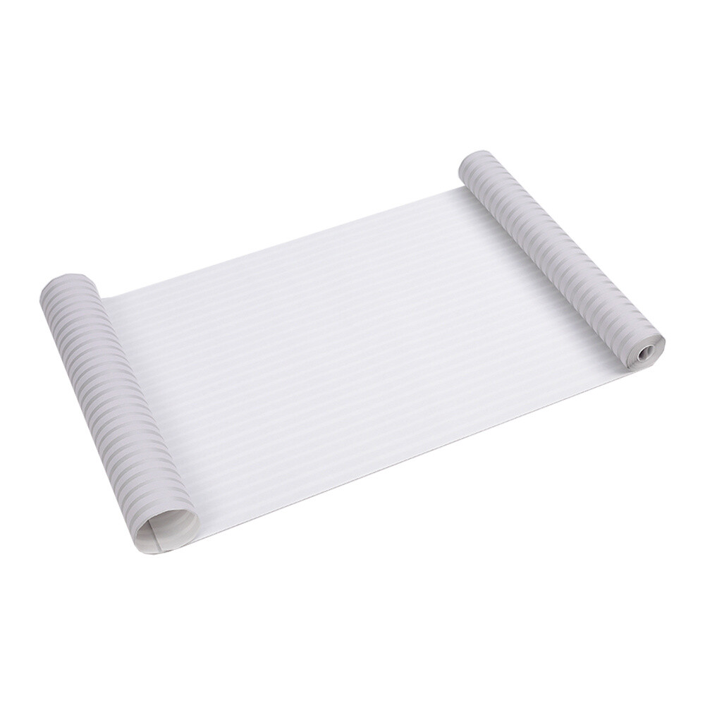 Non-woven Glitter Silver Metallic Grey Vertical Textured Wallpaper ...