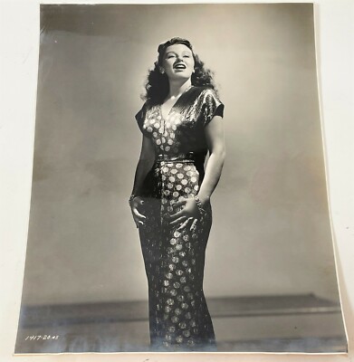 Antique 1945 Vivian Austin Night Club Girl Pinup Universal Glossy Press ...