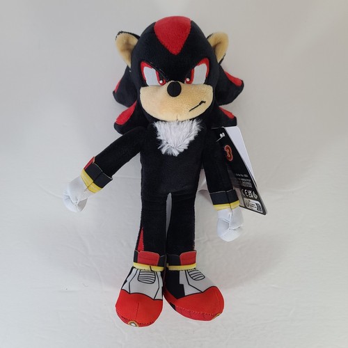 Sonic the Hedgehog 3 Movie 9" Shadow Plush Toy Jakks Pacific 2024 | eBay