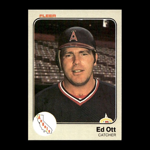 Ed Ott 1983 Fleer California Angels #98 NM-MT Vintage! | eBay