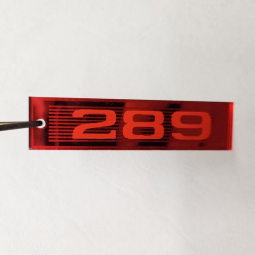 Laser Engraved Key Chain Fob Ford Engine 289 | eBay