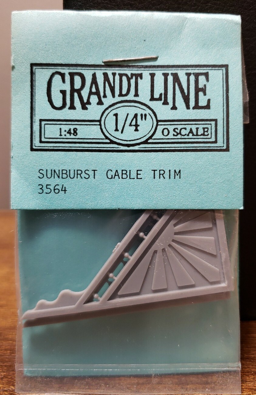 Grandt Line #3564 Sunburst Gable Trim O 1/48 1/4" Scale | eBay