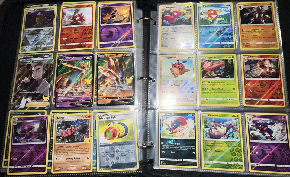 Pokemon Binder Modern Holo Lot 22 Full Pages 396 Cards NM & Charizard ...