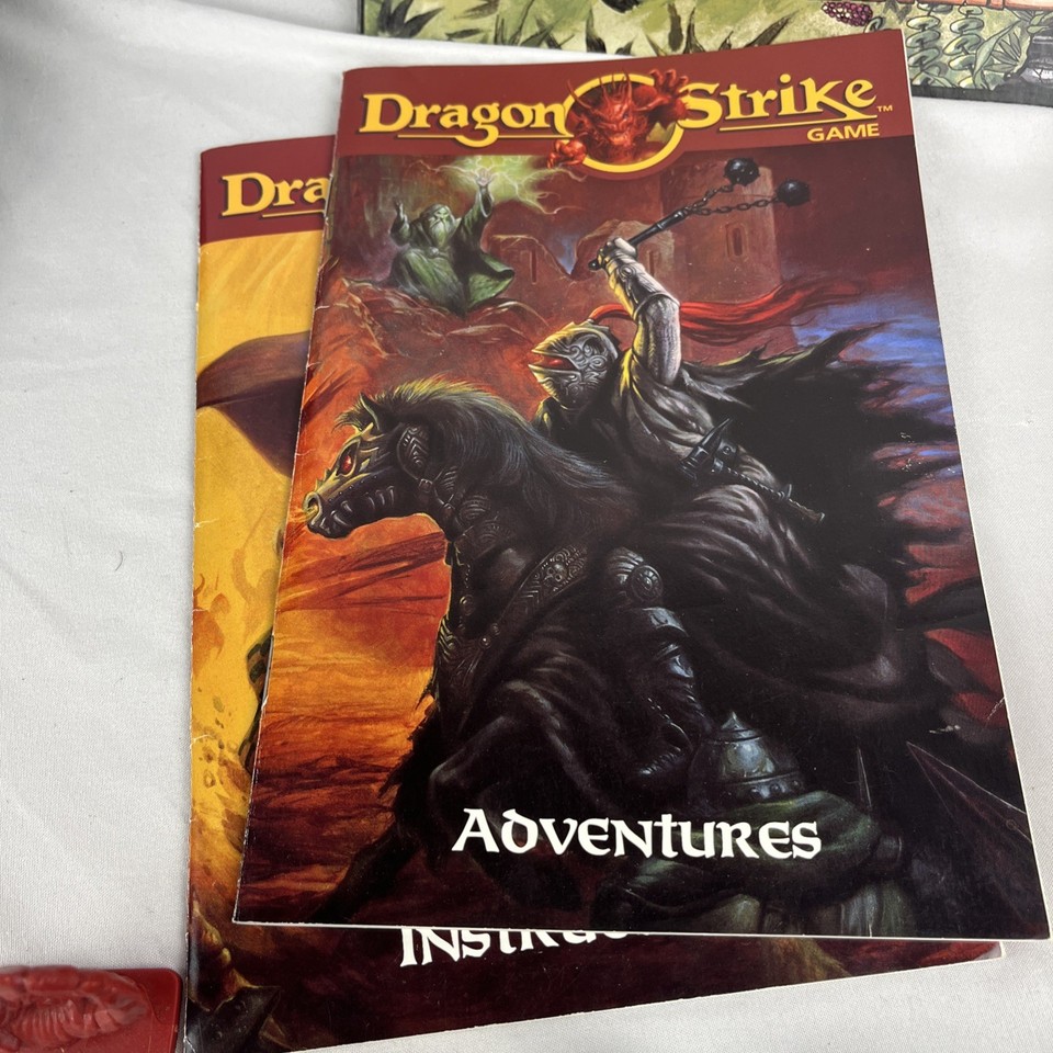 1993 TSR 1400 Dragon Strike Board Game Map Board And Tokens/figs/cards ...