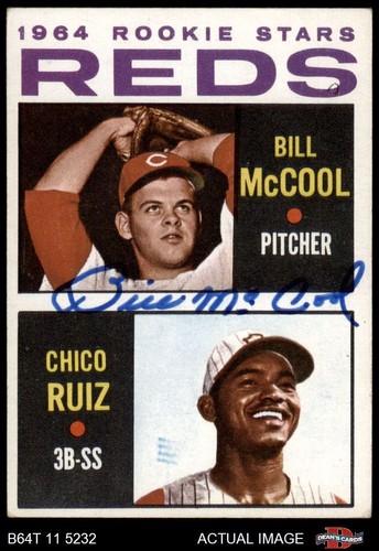 1964 Topps #356 Bill McCool / Chico Ruiz Reds RCs RC AUTO Signed | eBay