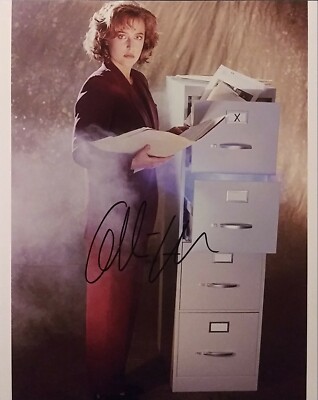Gillian Anderson - X-Files - Signed 8x10 | eBay