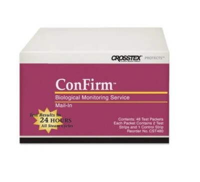 Crosstex ConFirm Biological Monitoring Service Mail-In 48/Pkg CST480 | eBay