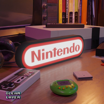 Nintendo Led Lightbox Gaming RGB Light Sign | eBay