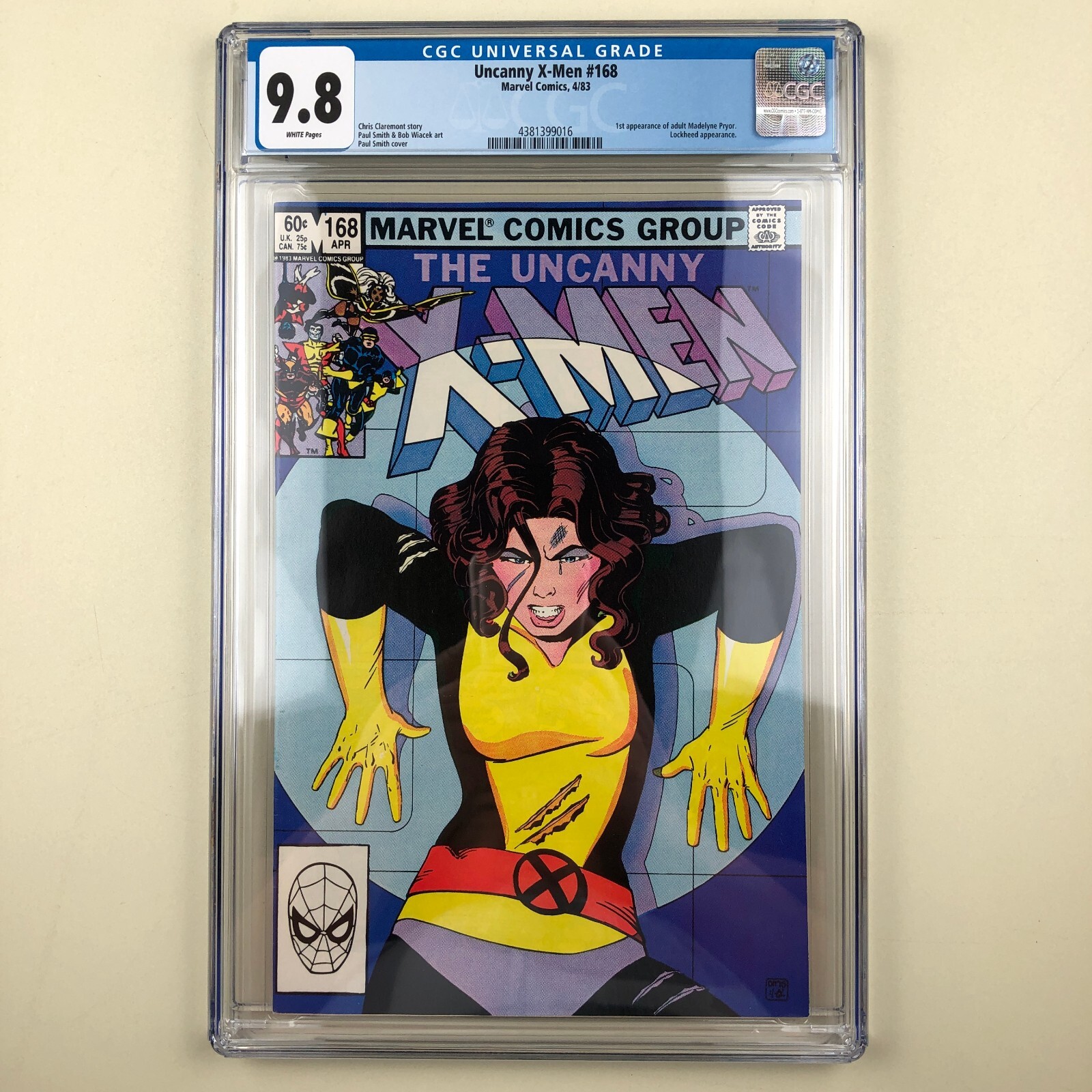 Uncanny X-Men #168 (1983) CGC 9.8, 1st Madelyne Pryor | eBay