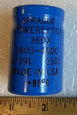 Capacitors - Sprague Powerlytic 36Dx
