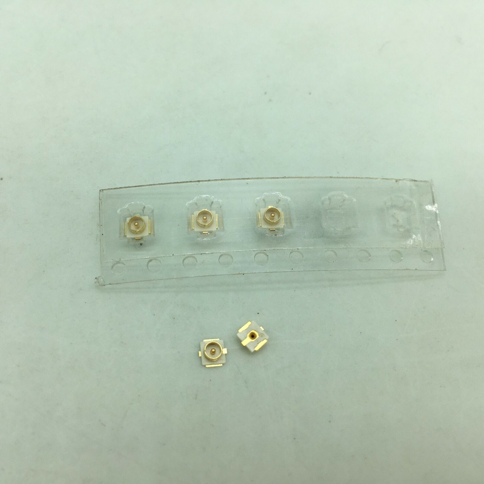 100pcs IPX U.FL RF Coaxial Connector SMD SMT solder PCB Mount Socket ...