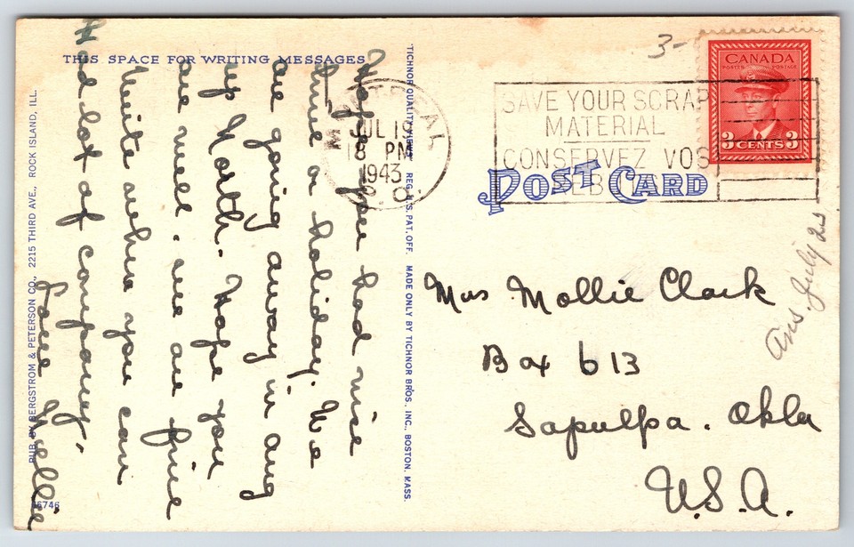 Davenport Iowa~Mississippi River~Bridge~Birdseye View~Large Letter ...