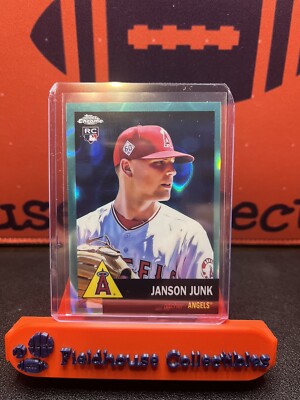 2022 Topps Chrome Platinum Anniversary Janson Junk /299 Aqua Angels ...