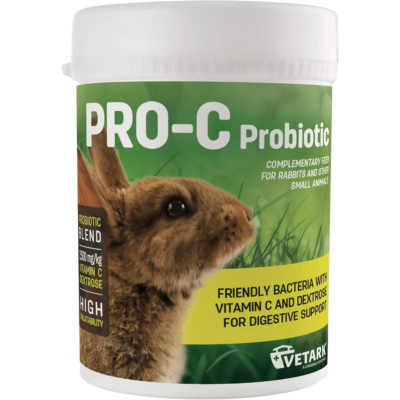 Vetark Pro-C Probiotic Supplements Digestive Support Rabbits & Small ...