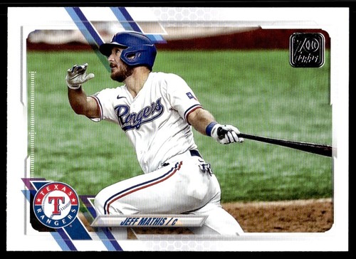 Jeff Mathis #348 Texas Rangers 2021 Topps Baseball Card | eBay