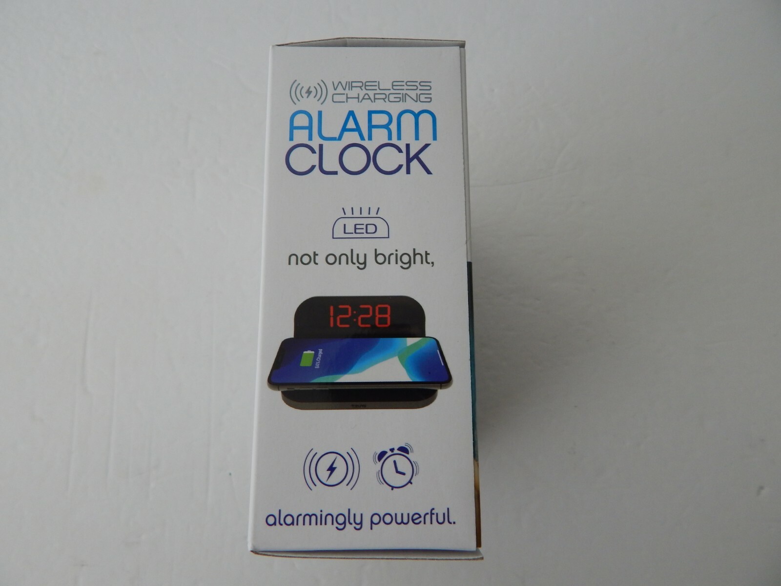 Tzumi Portable LED Alarm Clock with Wireless Charging | Qi Wireless ...