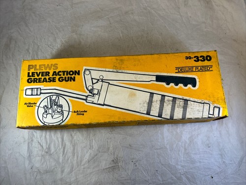 NEW Plews Grease Gun Heavy Duty Lever Action with Nozzles 30-330 | eBay