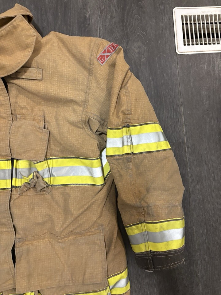 GLOBE GXTREME Turnout Bunker Coat 46 x 32 Firefighter JACKET GEAR 2007 ...
