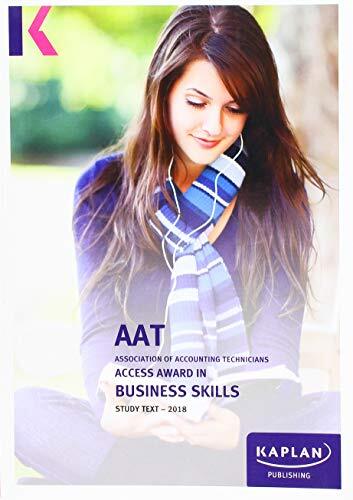 LEVEL 1 ACCESS AWARD IN BUSINESS SK... by Kaplan Publishing Paperback ...