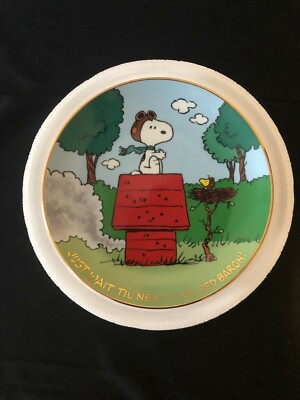 Peanuts Magical Moments Danbury Mint "Just Wait 'Til Next Time Red ...
