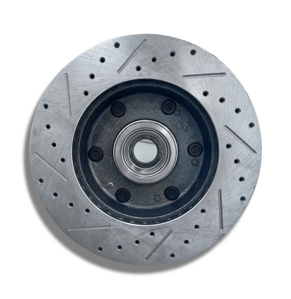 6x5.5 11" Mustang 2 II Rotors 6 Lug Drilled and Slotted (PAIR) | eBay