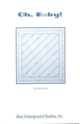Oh Baby Quilt Pattern Baby Blanket or Wall Hanging Tiny Squares | eBay ...