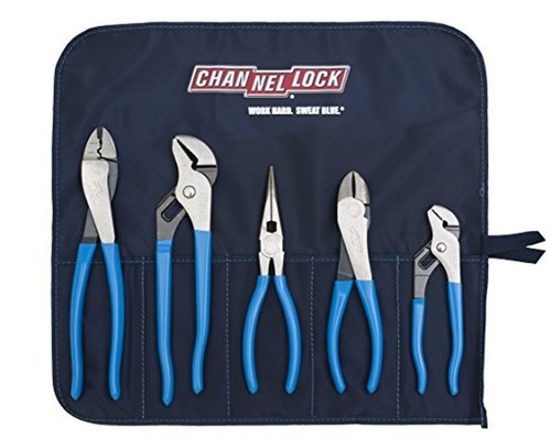 Channellock TOOL ROLL-2 Technicians Plier Set, 5 Piece Set 25582540218 ...
