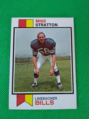 1973 Topps Football # 388 Mike Stratton - Buffalo Bills | eBay