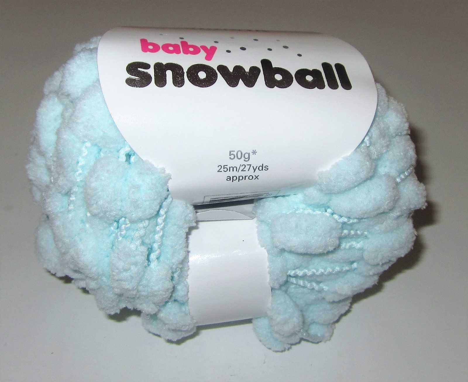 LOT of 5 balls of AQUA SIRDAR BABY SNOWBALL chunky knitting yarn color ...